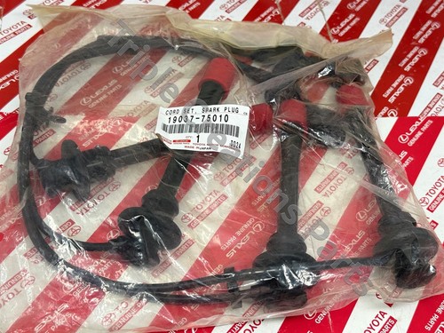 Toyota Genuine 19037-75010 Cord Set Coil & Spark W/Resistive 1903775010 ...