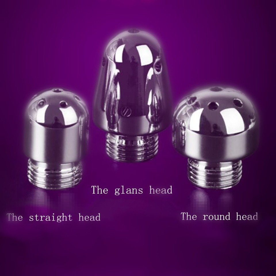 Bathroom Handheld 3 Heads Aluminum Enema Shower Colonic Douche System ...