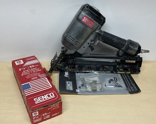 SENCO FinishPro 41XP 15GA Pneumatic Angled Finish Nailer with Nails | eBay