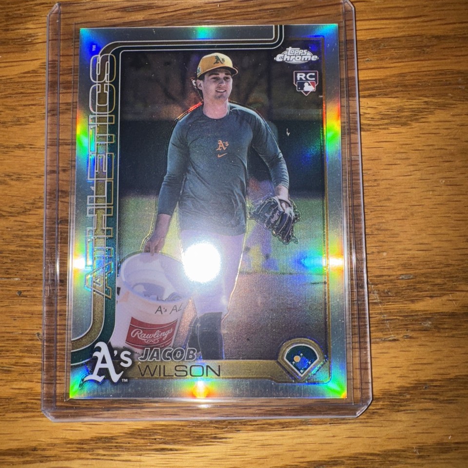 JACOB WILSON SUPER SHORT PRINT IMAGE VARIATION REFRACTOR SSP 2025 TOPPS ...