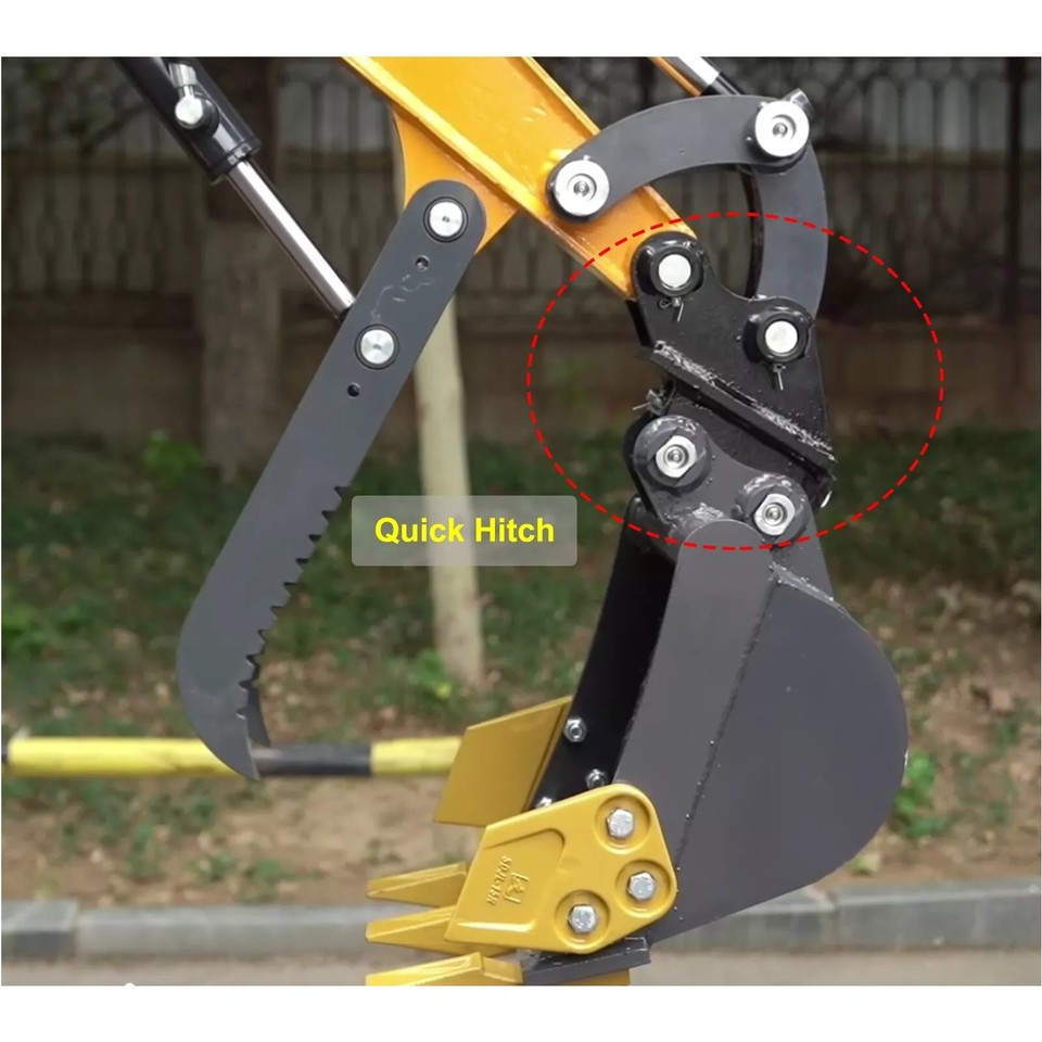 0.8-1.5Ton Mini Excavators Excavator Attachment Quick Hitch Coupler ...