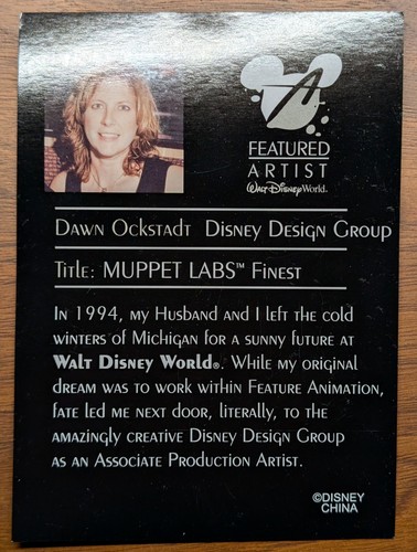 WDW Featured Artist Muppet Labs Finest Dr. Bunsen Beaker Jumbo Disney ...