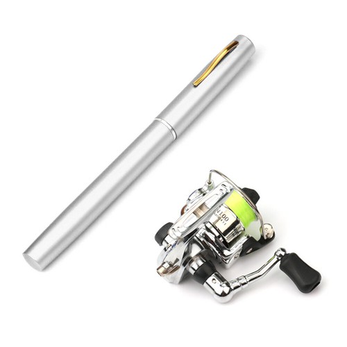 1 M / 1,4 M Poche Pliable Canne À Pêche Bobine Combo Stylo Pôle De B7I5 ...