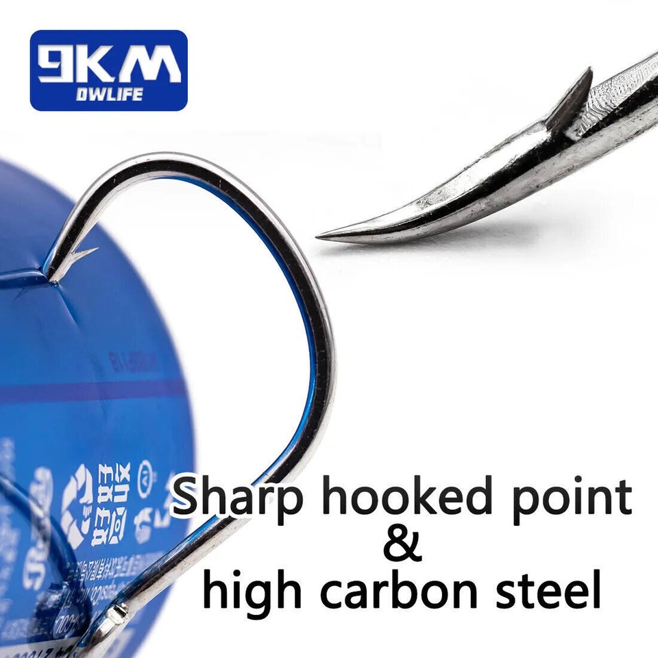 Jigging Hooks Saltwater Assist Hooks SLOW PITCH Sea Fishing Hooks Big ...