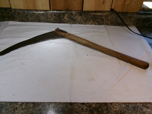 Antique Primitive Scythe Sickle 12" Blade Reaper Harvesting Farm Tool ...