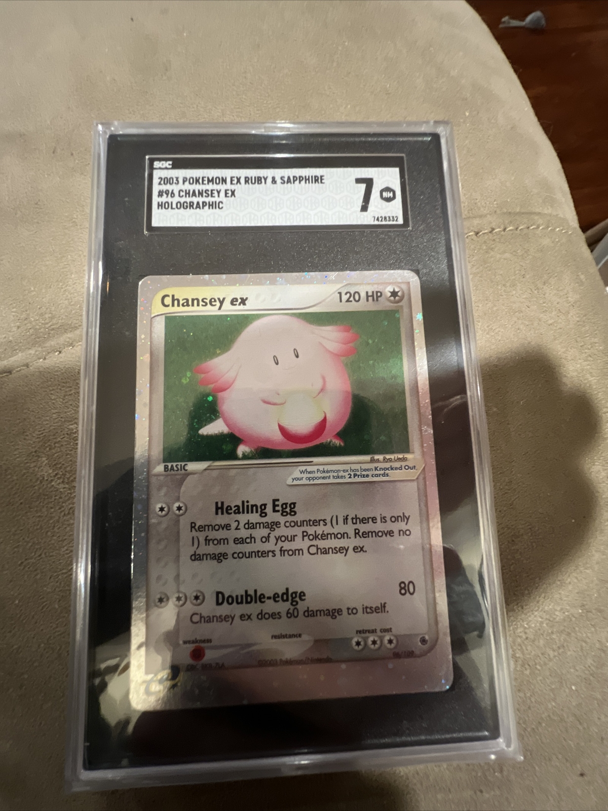 SGC 7 2003 Pokemon RX Ruby & Sapphire Chansey ex - Holo #96 - | eBay