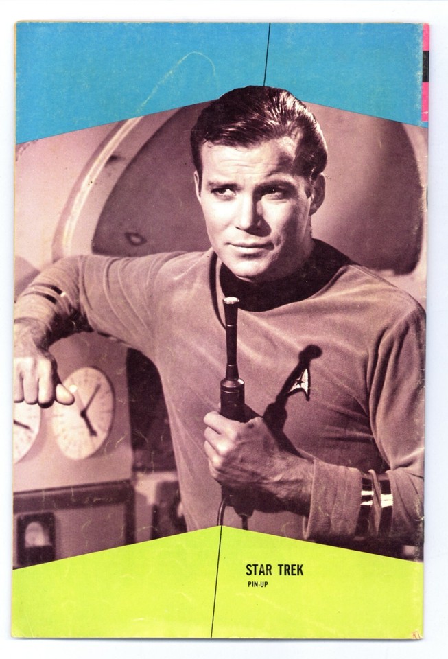 Star Trek 1 (GVG/VG) Photo Cover! Spock Kirk 1967 Gold Key Comics f278 ...