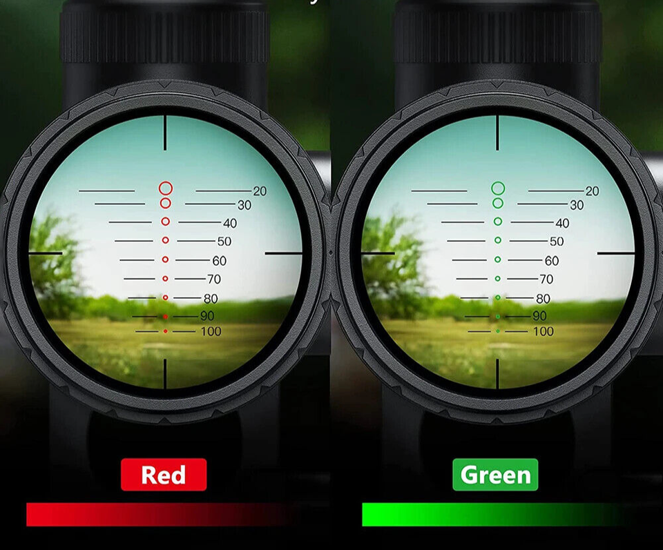 1.5-5x32 Crossbow Scope 300+ FPS Illuminated Reticle Red Dot Sight Bow ...