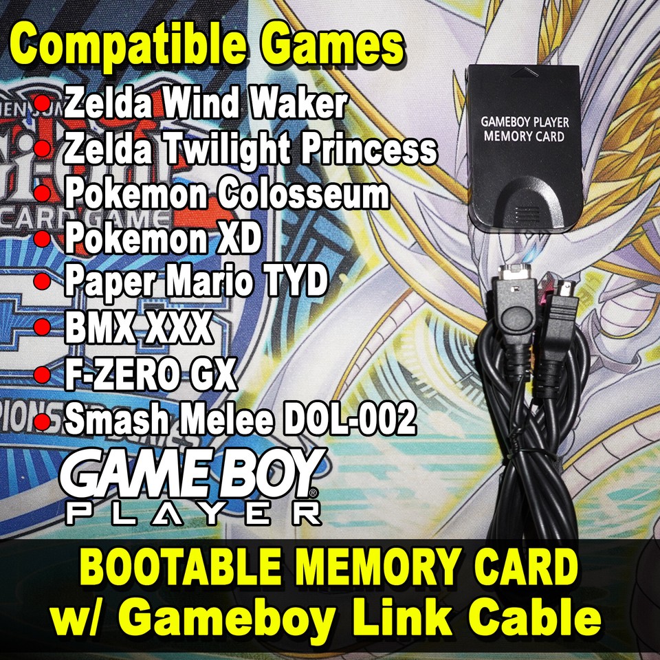 Nintendo GameCube GameBoy Player Game Card | 16 MB | External ...