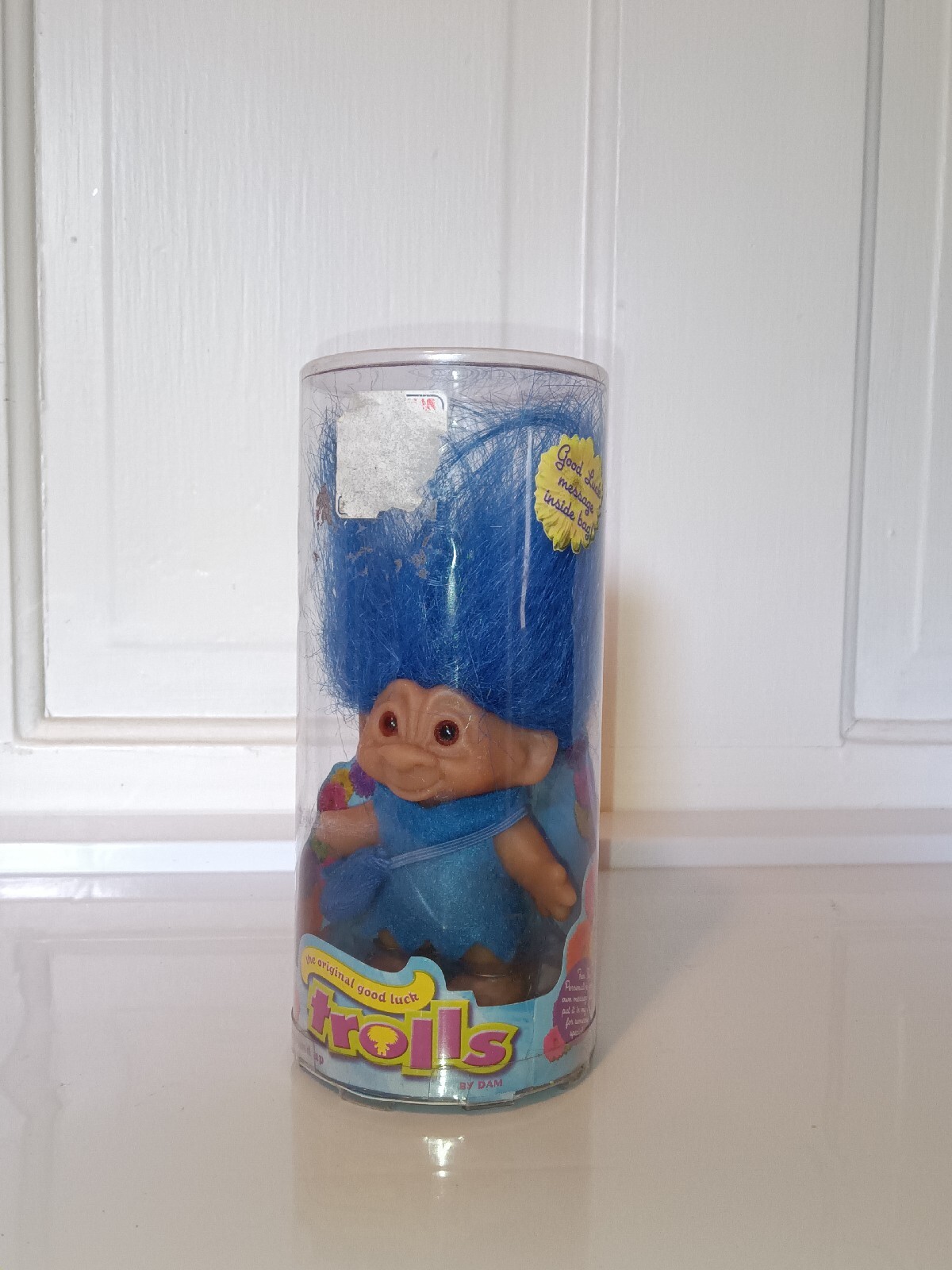 The Original Good Luck Blue Hair Troll Doll 2006 | eBay