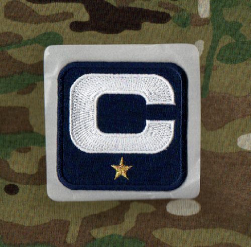 GENERIC CAPTAIN'S JERSEY 1-GOLD-⭐- STAR CAPTAINS NAVY BLUE Stick-on C ...