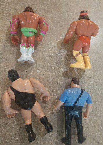 1990s WWF WCW Hasbro Titan Sports Wrestlers Lot Of 4 Wrestling Action ...