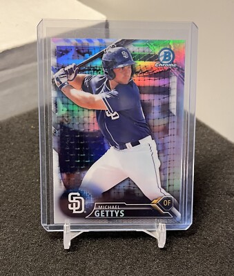 Michael Gettys 2016 Bowman Chrome BDC-185 San Diego Padres Prospect ...