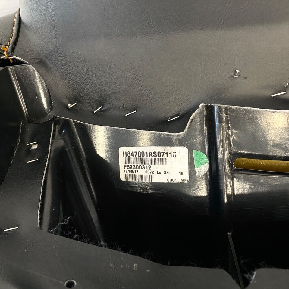 oem Harley 14-24 Touring Orange Stitch Tour Pak Passenger Backrest Pad ...