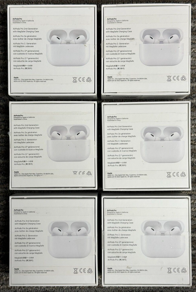 Apple AirPods Pro 2nd Generation Wireless MagSafe LIGHTNING - EMPTY ...
