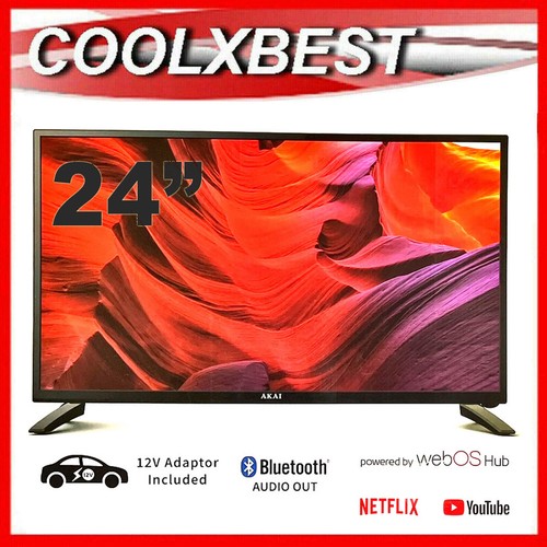 AKAI 24" SMART TV WebOS 12v / 240v DIGITAL LED LCD NETFLIX YOUTUBE CARAVAN RFB | eBay Australia