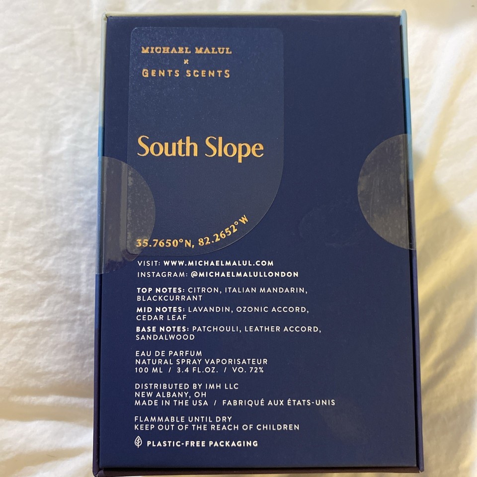 South Slope by M.Malul Eau de Parfum 3.4 fl oz -100 ml Spray New ...
