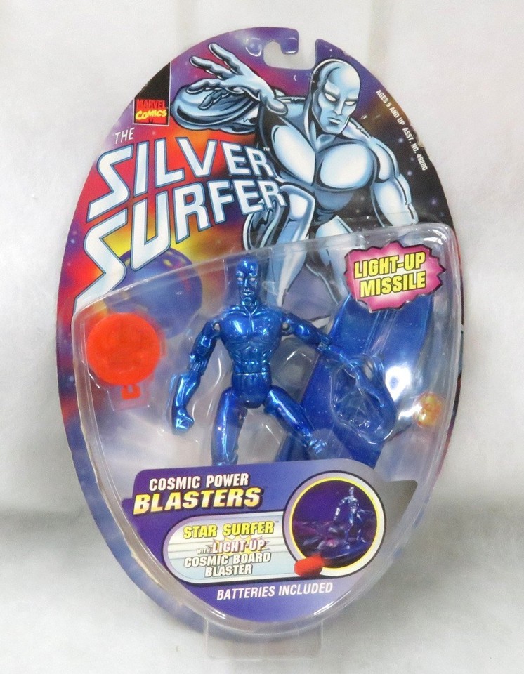 The Silver Surfer: Star Surfer w/light up Cosmic Board Blaster | eBay