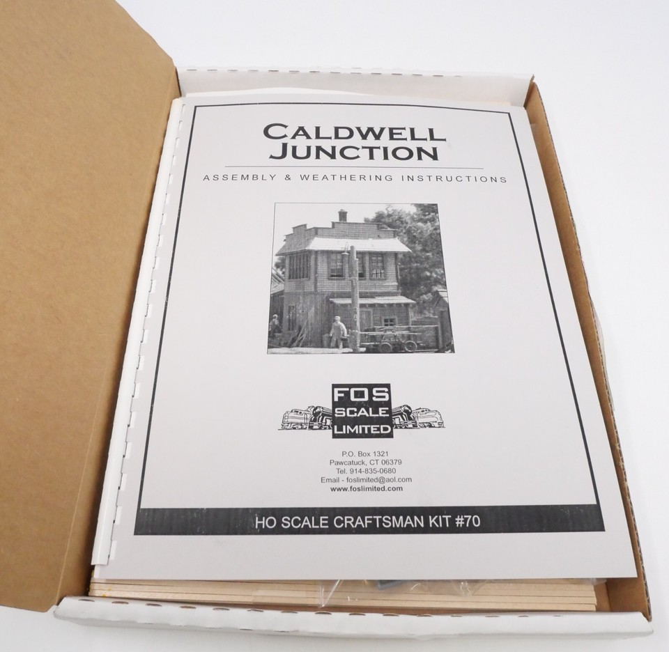 FOS Scale Models 70, Caldwell Junction Craftsman Building Kit, HO Scale ...
