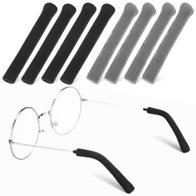 8 Pcs Ear Pad Accessories for Glasses Eyeglass Arm Covers Spectacle ...