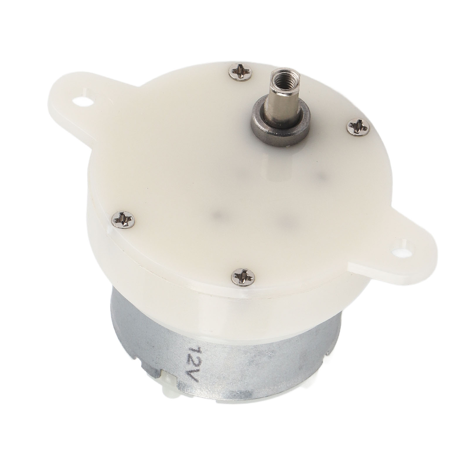 12V Slow-Speed Small Geared Motor Gear Box With Terminal Mute Gear ...