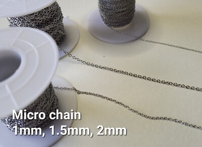 Model micro chain 1/72 1/35 1/16 scale diorama scenic 50cm lengths ...