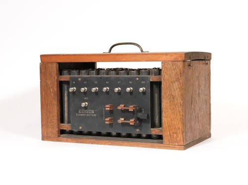 1920's Edison Element Radio Battery With 77 Glass Cells & No Damage ...