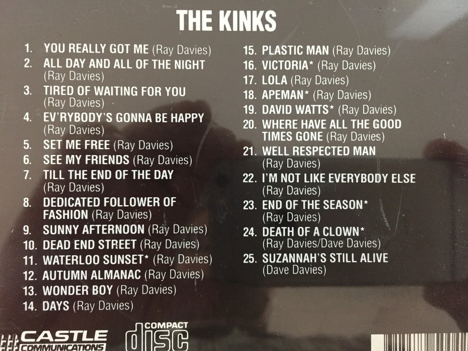 THE KINKS - Greatest Hits CD 1993 Castle Australia Excellent Cond! | eBay