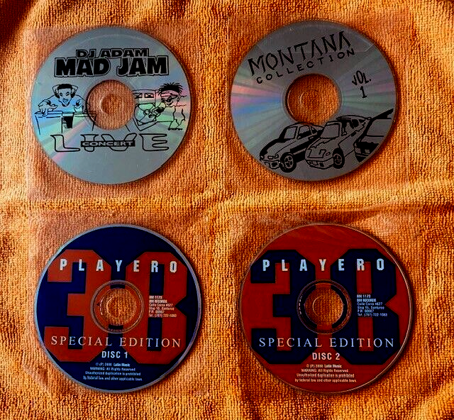 Dj Adam Live, Montana, Playero 38 cd 1y2 - CD LOTE- Leer Descripción | eBay