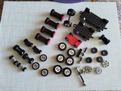 Lego - Lot de Roues/Chariots Roulants - Vintage | eBay