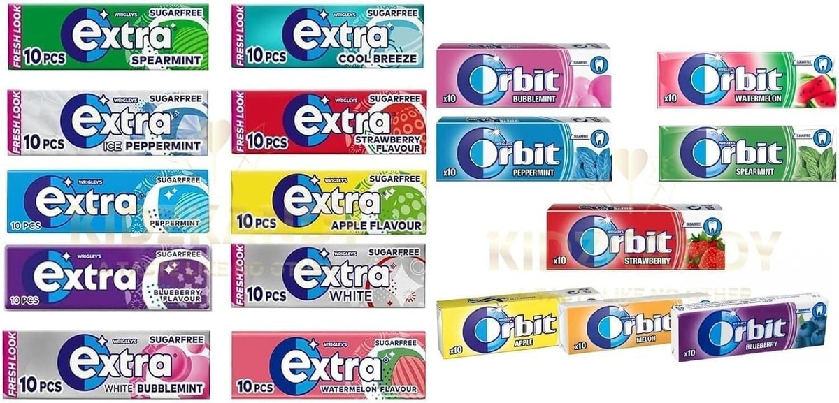 Orbit Chewing Gum Logo Orbit Extra Mars United United Kingdom