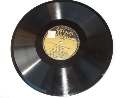 Rare Edison Long Play Diamond Disc No.10007 | eBay