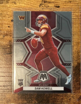 Sam Howell NFL Debut 2022 Mosaic Rookie Card RC Washington Commanders ...