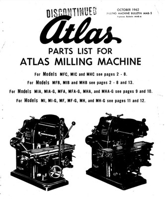 Milling - Atlas Milling Machine