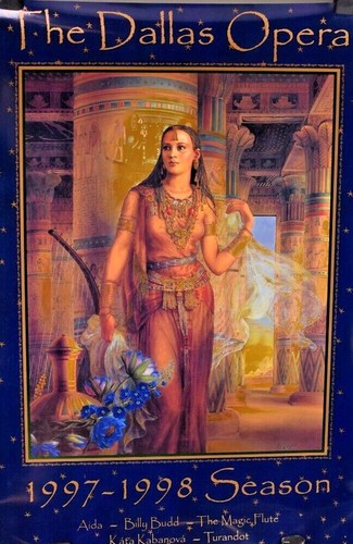 Kinuko Yamabe Craft Dallas Opera 18" X 27" 1997-98 Season Aida Poster ...