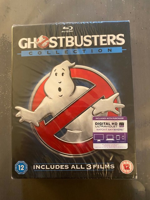 Ghostbusters 1-3 Trilogy Collection 3 Movie Blu-ray Set Ship for sale ...