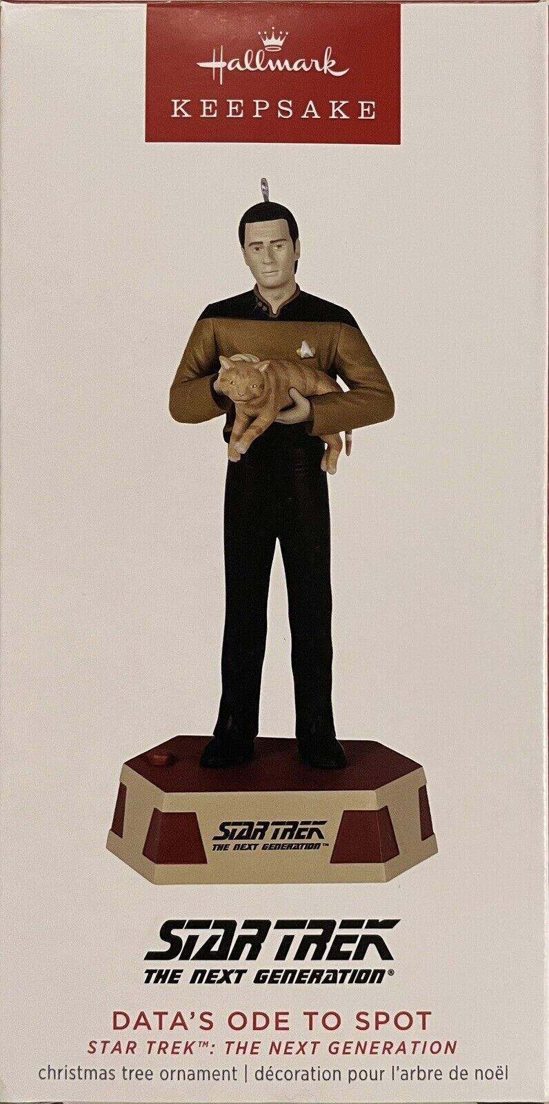 Hallmark Keepsake Star Trek Data's Ode to Spot Ornament - QXI7029 for ...