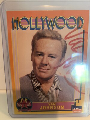 Starline Hollywood Autograph Card #111 VAN JOHNSON A Guy Named Joe ...
