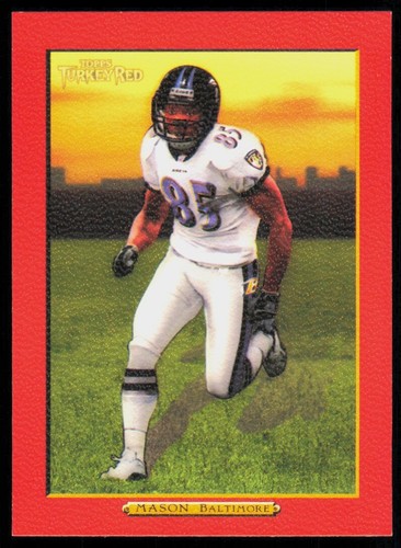 2005 Topps Turkey Red Border Parellel Derrick Mason Baltimore Ravens ...