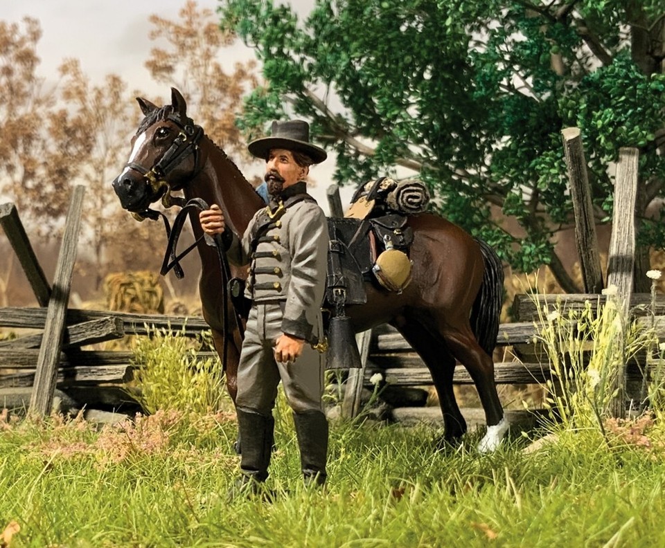 BRITAINS CONFEDERATE 31386 CONFEDERATE 1ST VIRGINIA CAVALRYMAN WITH ...