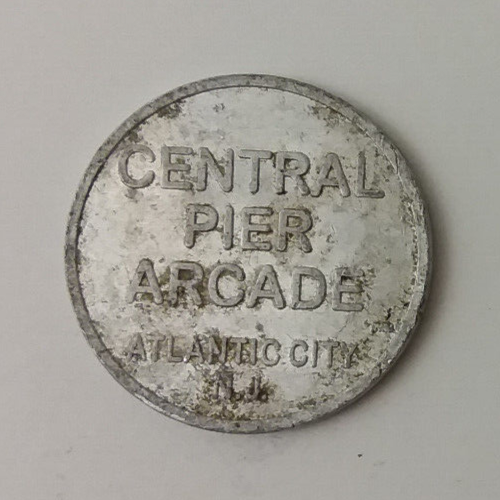 Central Pier Arcade Atlantic City, NJ Aluminium Prize Token 24mm | eBay