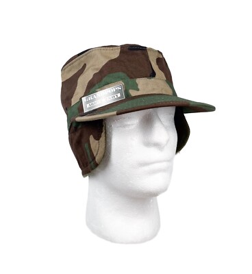 M81 WOODLAND PATROL CAP WITH EARMUFFS RIPSTOP MADE IN USA | eBay