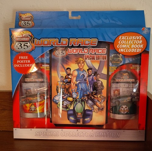 Hot Wheels Highway 35 World Race Special Collector Set Comic Book ...