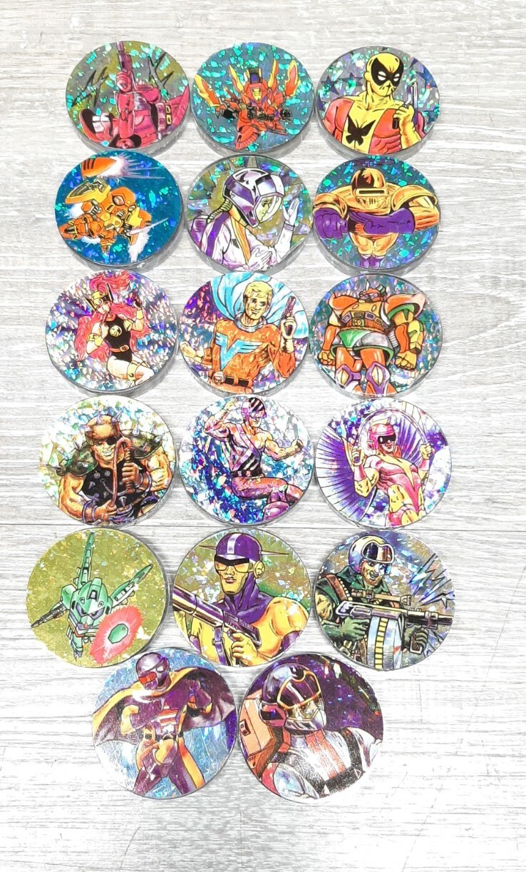 Vintage Plastic Slammer Pogs Lot Sci-Fi Super Heroes 90s | eBay
