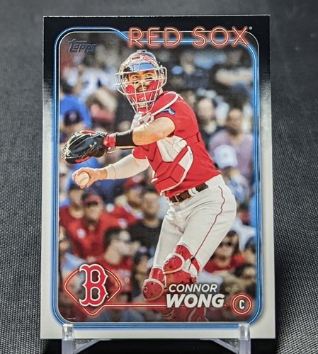 Connor Wong 2024 Topps Series 1 Flagship Baseball Card #104 Boston Red ...