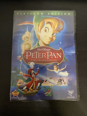 Peter Pan DVD 2007 2-Disc Set Platinum Edition Widescreen Brand New | eBay