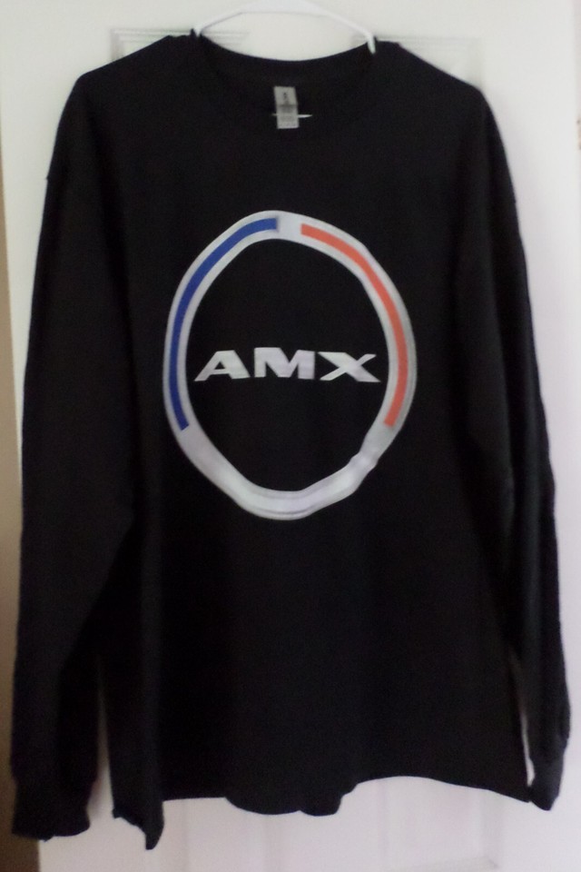 1968-69 AMC AMX Quarter Panel Circle Emblem Black T-Shirt Emblem X ...