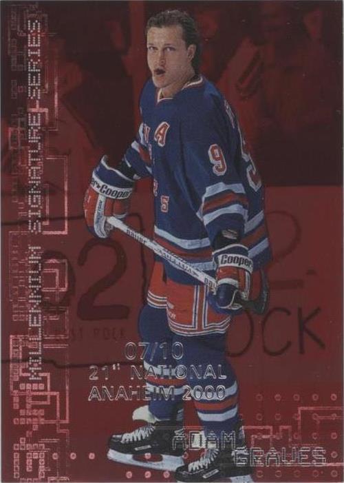 1999-00 In the Game Be A Player Millennium Signature Series - Adam ...