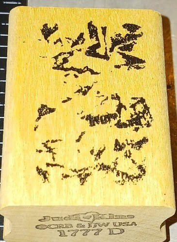 Blotchy background, 1777d, judi kins ,b0081 wooden | eBay