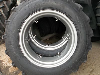 TWO 13.6X28,13.6-28 JOHN DEERE 2030 TRACTOR 8 ply Tractor Tires w/6 ...